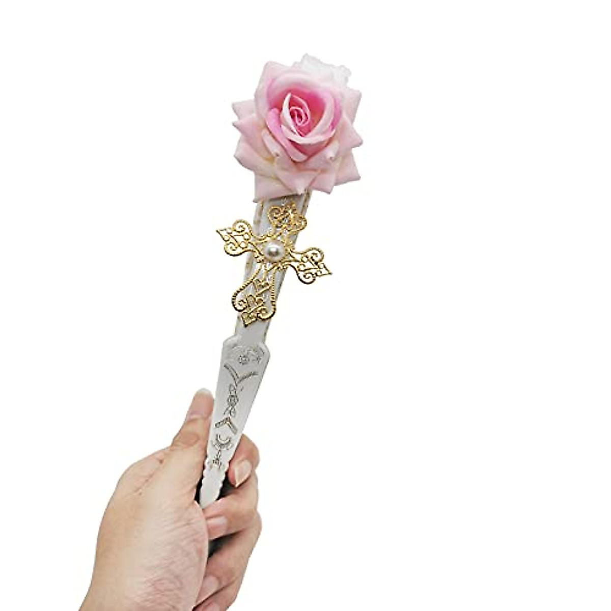 Rich Boxer Lace Handheld Fan Gorgeous European style Rose Folding Fan for Party Show Cosplay Props Photo Props