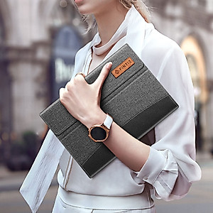 Fintie Case for Samsung Galaxy Tab S8 Plus 2022/S7 FE 2021/S7 Plus 2020 12.4 Inch with S Pen Holder, Multiple Angle Portfolio Cover with Pocket Auto Sleep/Wake, Gray