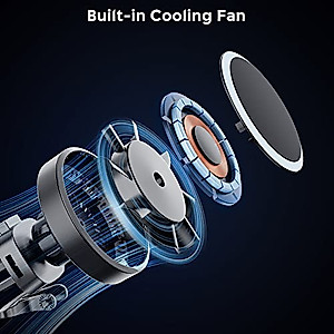 Magnetic Wireless Car Charger Compatible with Magsafe Car Mount Charger Max 15W Fasting Charging Vent, Windshield, Dashboard Universal for iPhone 14/13/12/11 Series