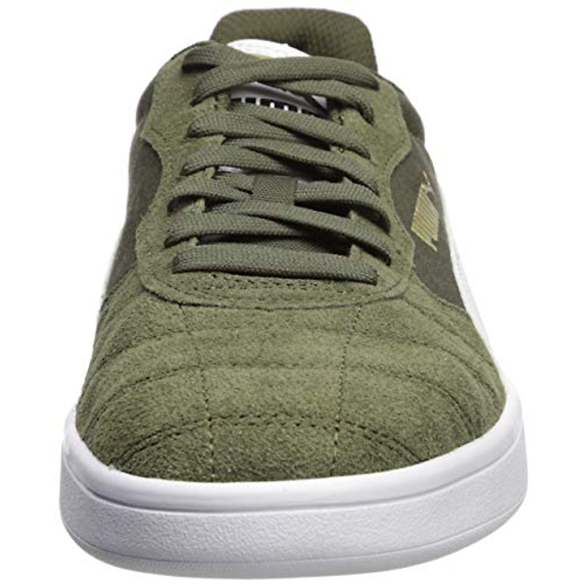 PUMA Men's Astro Kick Sneaker, forestnight-White-teamgold, 13 M US