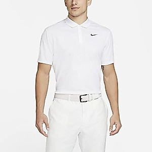 NikeCourt Dri-FIT Men's Tennis Polo (as1, Alpha, x_l, Regular, Regular, White/Black)