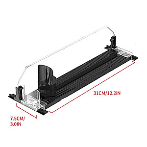 Drink Organizer,upermarket Freezer Beverage Pusher, Refrigerator Beverage Shelf Beverage Automatic Pusher