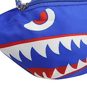 Toddler Boys Girls Cute Cartoon Shark Mini Fanny Pack Kids Sports Running Purse Waist Pack Belt Bum Bag
