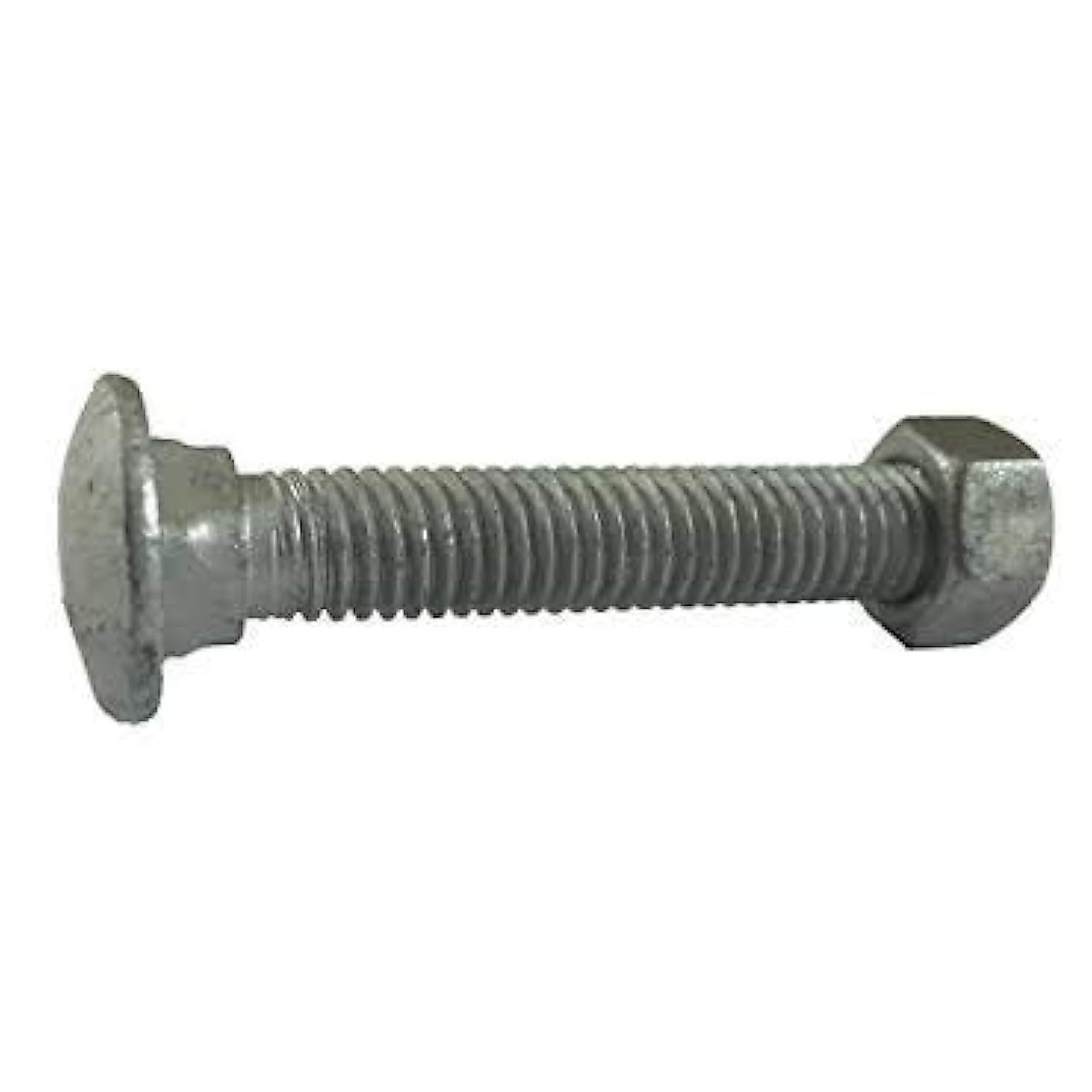 1/2"-13 x 10" Hot Dipped Galvanized Carriage Bolt w/Nuts, Quantity 25 - by Fastener Depot, LLC