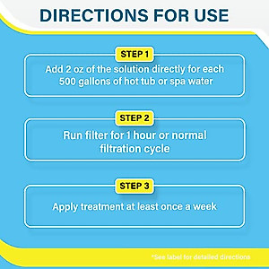 Spa Stain and Scale Control for Hot Tub, Spa Descaler, Stain Scale Remover & Spa Scale Defense for HotTub Hardness Control & Spa Hardness Decreaser & Alkalinity Decreaser Water Softener (1-Quart)