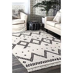 nuLOOM Tracy Moroccan Area Rug, 8' x 10', Off-white