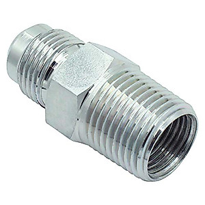 MENSI 22" Stainless Steel Flexible Natural and Propane Gas Line 1/2" Brass Ball Control Valve with Coupling and 3/8" Flare Fitting Ass Kit