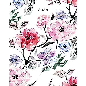 Willow Creek Press In Bloom 2024 Booklet Softcover Monthly Planner (7.5" x 9.5")