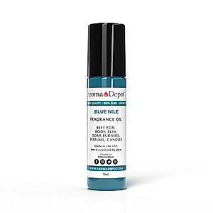 10ml Roll On Blue Nile Perfume Oil for Making, Body Oil, Soap, Candle Making & Incense. Our Version is a Premium Quality Undiluted & Alcohol Free