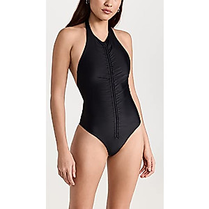 JADE Swim Women's Kenna One Piece, Black, XS