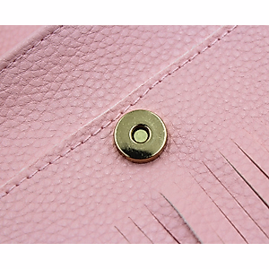 ZGMYC Cat Tassel Shoulder Bag Small Coin Purse Crossbody Satchel for Kids Girls, Pink (5.1'' x 5.9'')