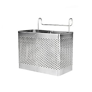 gofidin Kitchen Utensils Drying Rack Stainless Steel Flatware Silverware Caddie Holder Basket Organizer with Hook