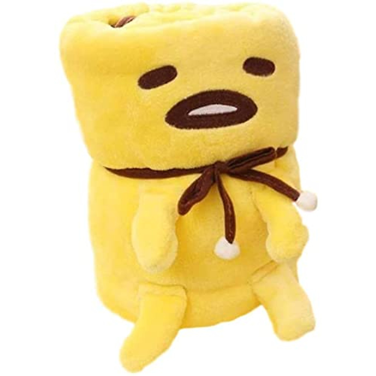 Mxcostume Anime Cute Cartoon Lazy Egg Plush Blanket Throw (100 X 80 cm)