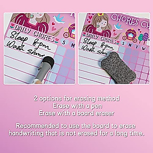 EkiShoal Kids Chore Chart Magnetic Set - 5 in 1 - Reward Chart for Kids, Good Behavior Chart for Kids at Home, My Responsibility Chart for Kids, Magnetic Reward Chart for Kids Behavior - Large