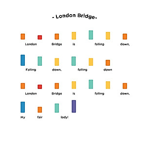 ORIBEL VertiPlay (Wall Toy) Adventure, Wooden Toy and Nursery Room Decor | Easy to Install, Just Stick & Play (Xylophone)