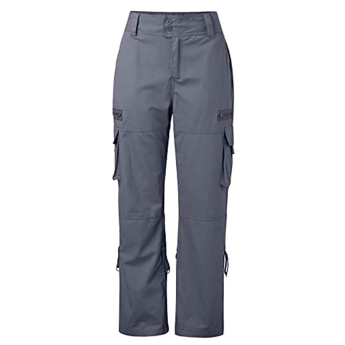 Cargo Pants Womens Cargo Pants with Pockets Outdoor Casual Ripstop Camo Construction Work Pants, W2-dark Gray, X-Large