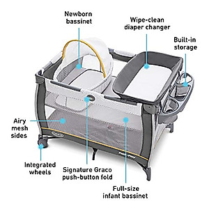 Graco Pack 'n Play Care Suite™ Bassinet Playard, Wells