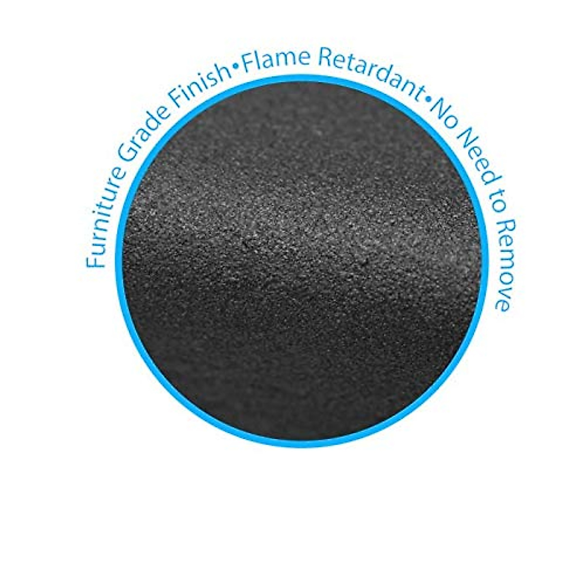 KidKusion Hearth Cushion | Made in USA | Black | 8.33 Ft of Padding | Child Safety, Edge and Corner Guard, Babyproof Fireplace Bumper