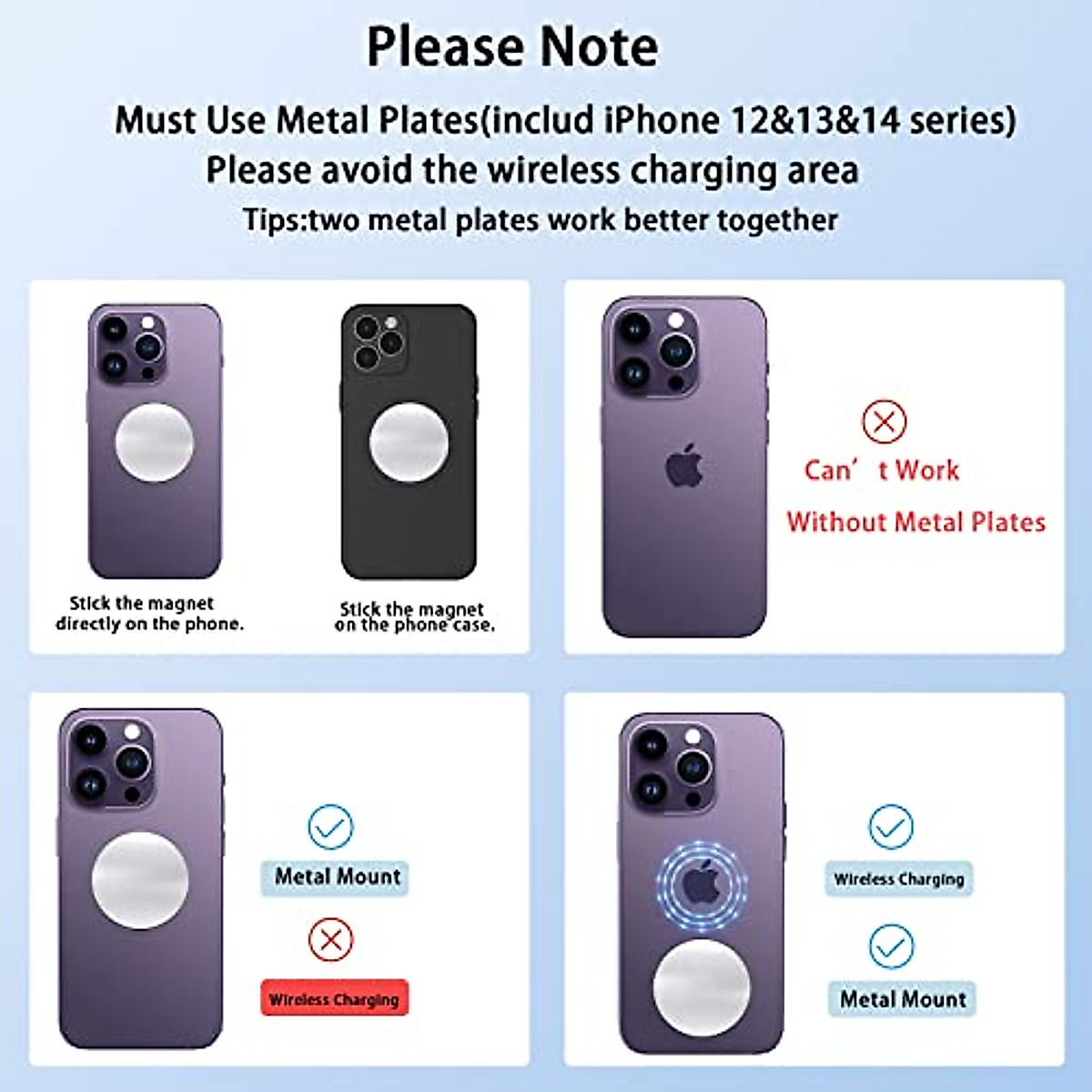 Zchan Car Phone Holder fit for Nissan Rogue,Air Vent Phone Mount fit for Rogue 2015-2019,Custom fit Magnetic Phone Holder Compatible for All Phones