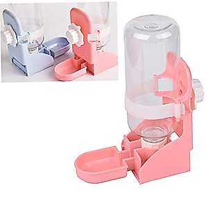 Bird Water Feeder, Pet Automatic Parrots Birds Drinker, Hanging Water Dispenser Device Blue 500ml