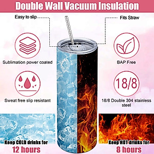 Zopeal 10 Pack Silver Sublimation Tumblers 20 oz Blank Skinny Tumbler Bulk Glitter Straight Double Wall Stainless Steel Insulated Tumblers with Lid and Straw for Heat Transfer Water Bottle Gift