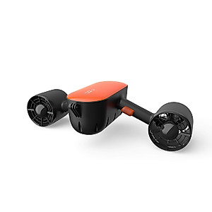 GENEINNO S2, Underwater Scooter Dual Propellers with Compatible with GoPro, Orange, 504 * 148 * 270 mm
