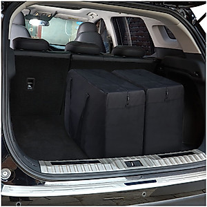 SANSAM Extra Large Heavy Duty Moving Bag, 3 Packs Waterproof Duffle Bag with Zippers for Travelling, Alternative to Moving Boxes,145L Oxford Clothes Storage Tote Bags for Space Saving