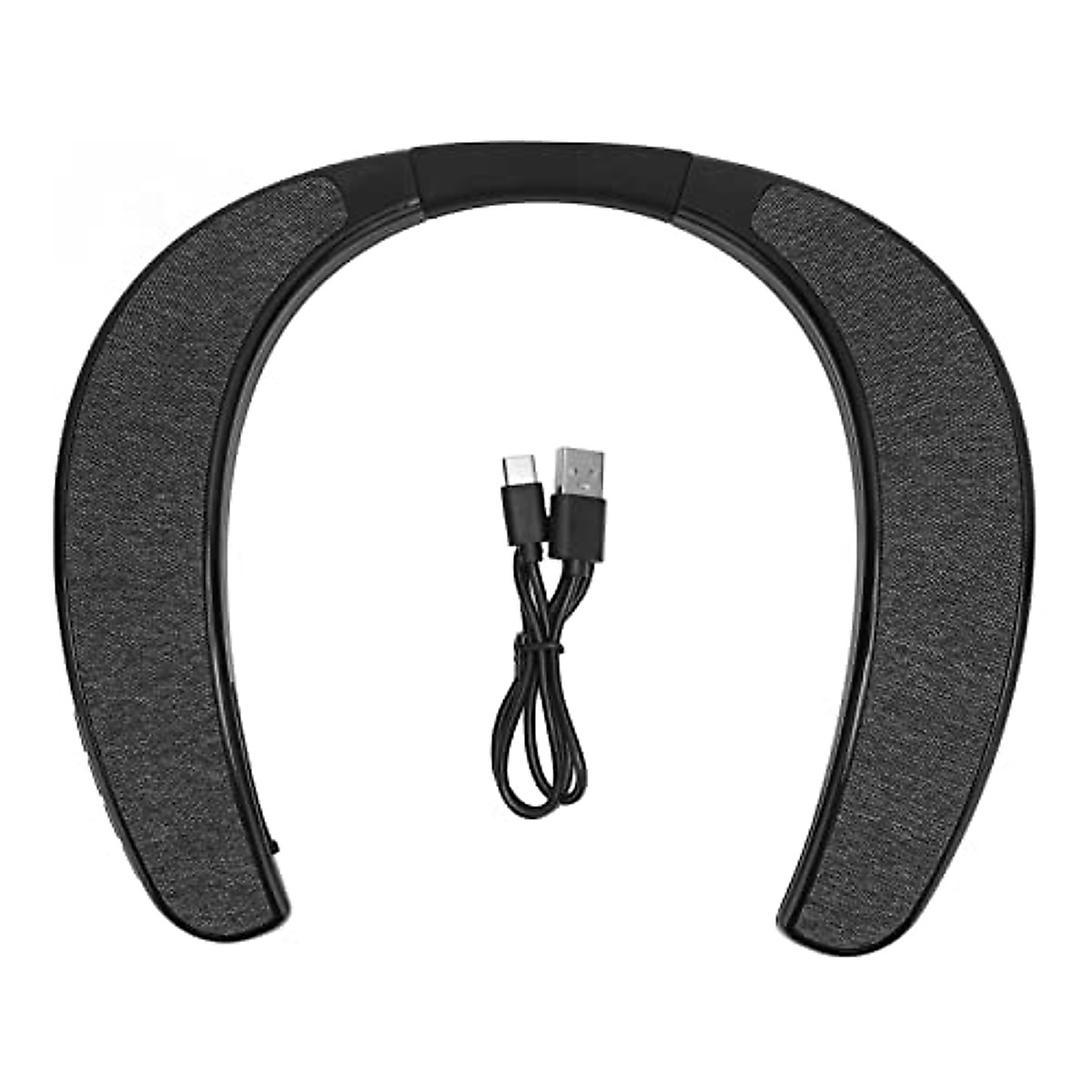 GOWENIC Neckband Portable Bluetooth Speakers, Wireless Wearable Body Speaker, Neck Speaker True 3D Stereo Sound with 3W x 2 Speaker System for Home Sport Outdoor