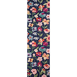 Momeni Newport Collection Area Rug, 8'0" x 10'0", Navy