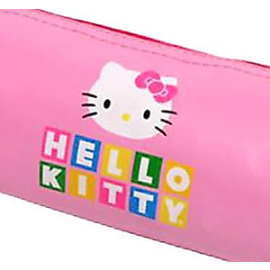 Bandal & Neoul KITTY's Pretty in Pink Pouch - Multifunctional Case as Pencil Caddy and Makeup Pouch