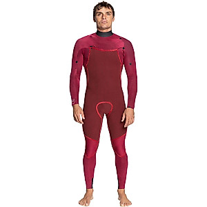 Quiksilver Mens 3/2 Sessions Chest Zip Wetsuit - Black | Medium