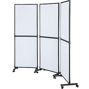 VEVOR Acoustic Room Divider 72" x 66" Office Partition Panel 3 Pack Office Divider Wall Cool Gray Office Dividers Partition Wall Polyester & 45 Steel Cubicle Wall Reduce Noise and Visual Distractions