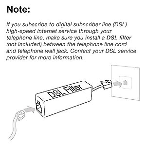 AT&T CL4940 Corded Standard Phone with Answering System and Backlit Display, White