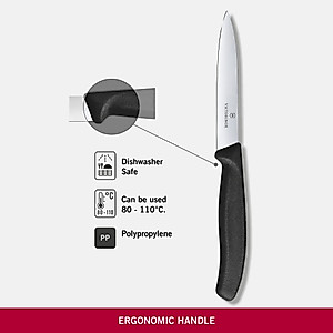 Victorinox Gemüsemesser SwissClassic, 10 cm, schwarz