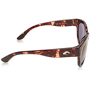 Costa Del Mar Woman Sunglasses Shiny Coral Tortoise Frame, Gray Lenses, 55MM
