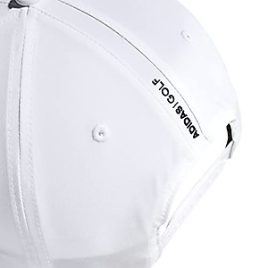 adidas Golf A-Stretch Heather Tour Hat, White, One Size