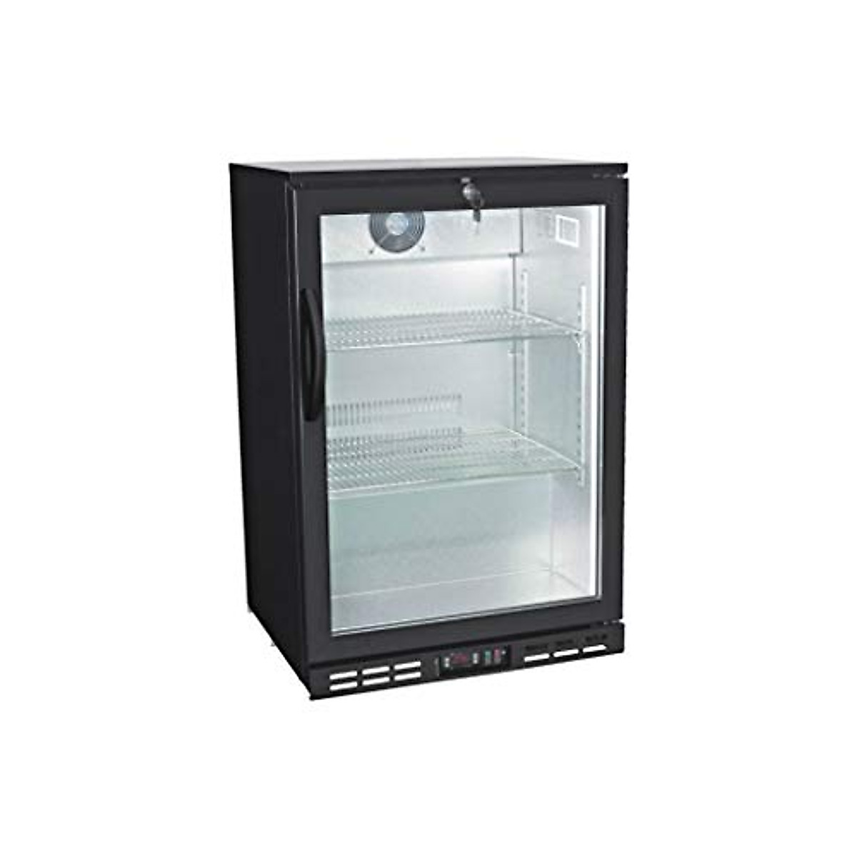 Birsppy Procool Refrigeration Single Door Glass Front Back Bar Beverage Cooler; 24" Wide, Counter Height Refrigerator