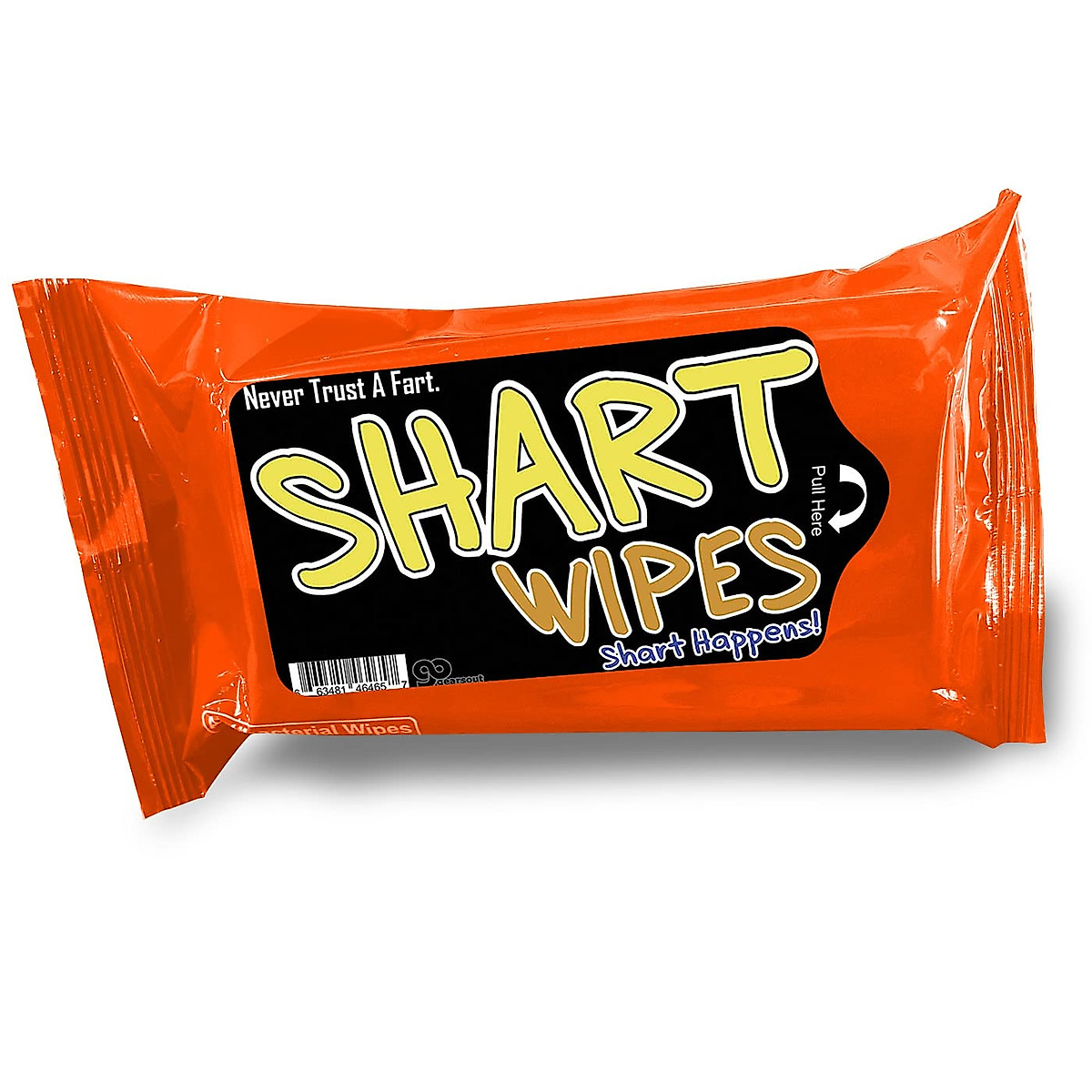 Gears Out Shart Wipes - Wet Wipes for Friends - Made in America, Pocket Size, Novelty