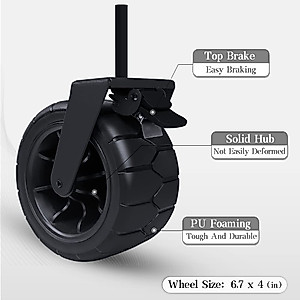 Whitsunday Collasible Wagon Cart, Large Capacity Wagon,Camping Beach Wagon Outdoor Picnic All-Terrain Wheels Heavy Duty Utility Wagon Cart for Grocery Gardening Shopping Fishing Grey