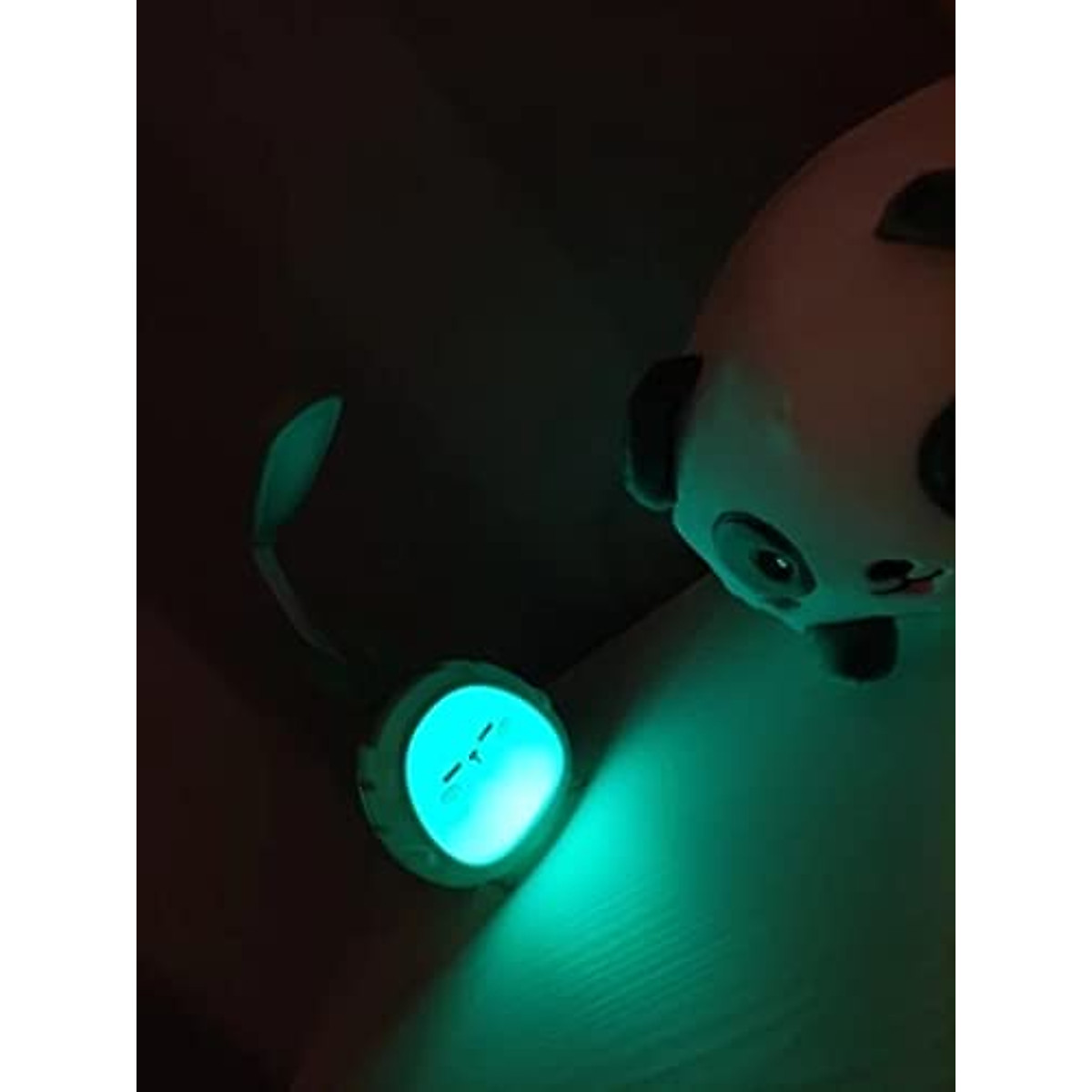 Portable LED Desk Lamp with Night Light Cute Bunny Foldable USB Charge Reading Light for Bedroom Kids Bedside Study (Green)