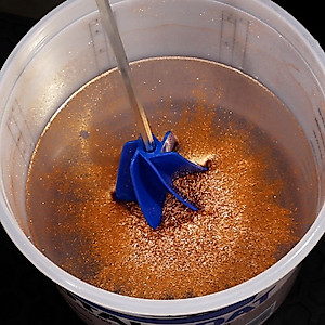 TotalBoat Helix Mixer Drill Attachment - Stirrer Mixes Epoxy Resin, Paint and Silicone - Tool Fits All 3/8” Drills - for Mixing Quart and Gallon Containers