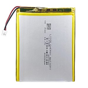 Liter energybattery 3.7V Lipo Battery 4000mAh Rechargeable Lithium ion Polymer Battery 407090 Lithium Polymer ion Battery with JST Connector
