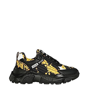 VERSACE JEANS COUTURE Men Speedtrack Sneakers Black 9 US