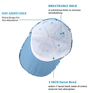 JANGANNSA Dinosaur Boys Girls Caps Waterproof Quick-Dry Baseball Caps for Boys Girls Toddler Kids Beach Hat Spring Summer Autumn 2-6Y(Beige Dinosaure,2-6 Years)