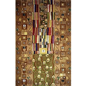 Momeni Rugs New Wave Collection, 100% Wool Hand Carved & Tufted Contemporary Area Rug, 8' x 11', Multicolor