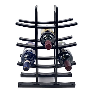 Bamboo Wine Rack - Holds 12