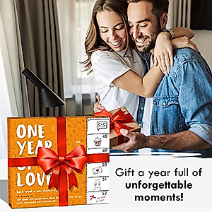 Couple Game for weekly Quality Time - Perfect Couple Gift - Wife Birthday Gift Idea - Birthday Gift for Boyfriend Gift for Girlfriend Gift for Couple - I Love You Gift for Him - Games for Couples