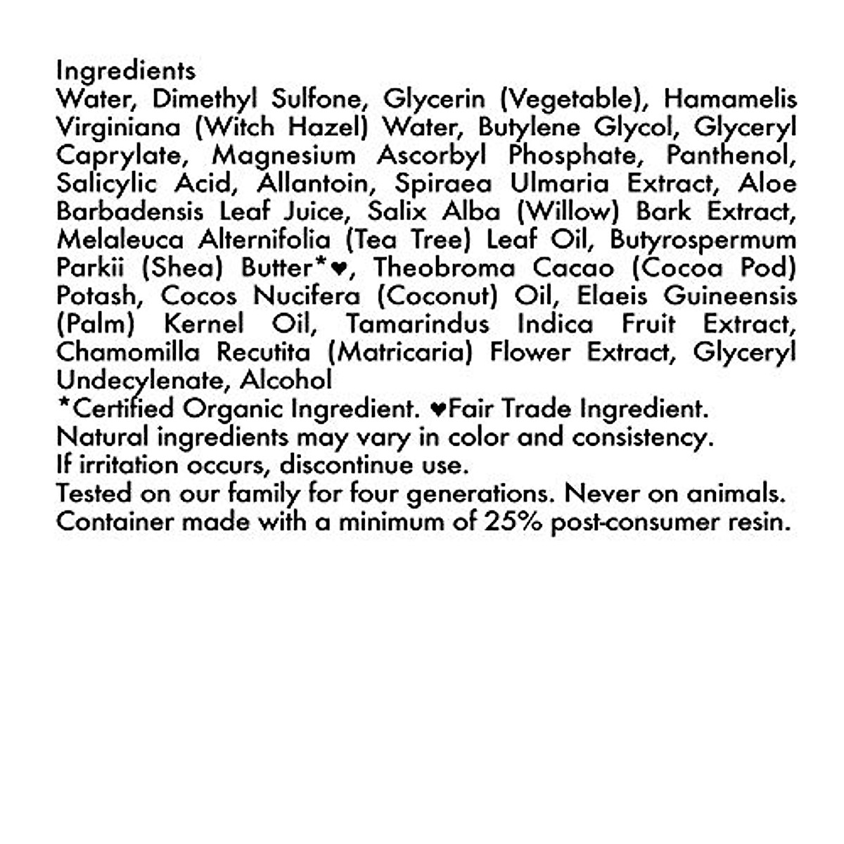 SheaMoisture Clarifying Toner for Problem Skin African Black Soap with Tea Tree Oil 4.4 oz