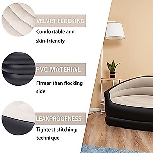 DIMAR GARDEN Inflatable Couch Outdoor Air Sofa,Blow Up Couches for Camping