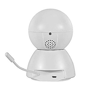 EVERSECU WiFi Baby Monitor Pet Camera Support Temperature Detecting, Sound Detecting and 6 lullabies, 2 Way Audio, Night Vision, Tuya Smartphone app for remoteview